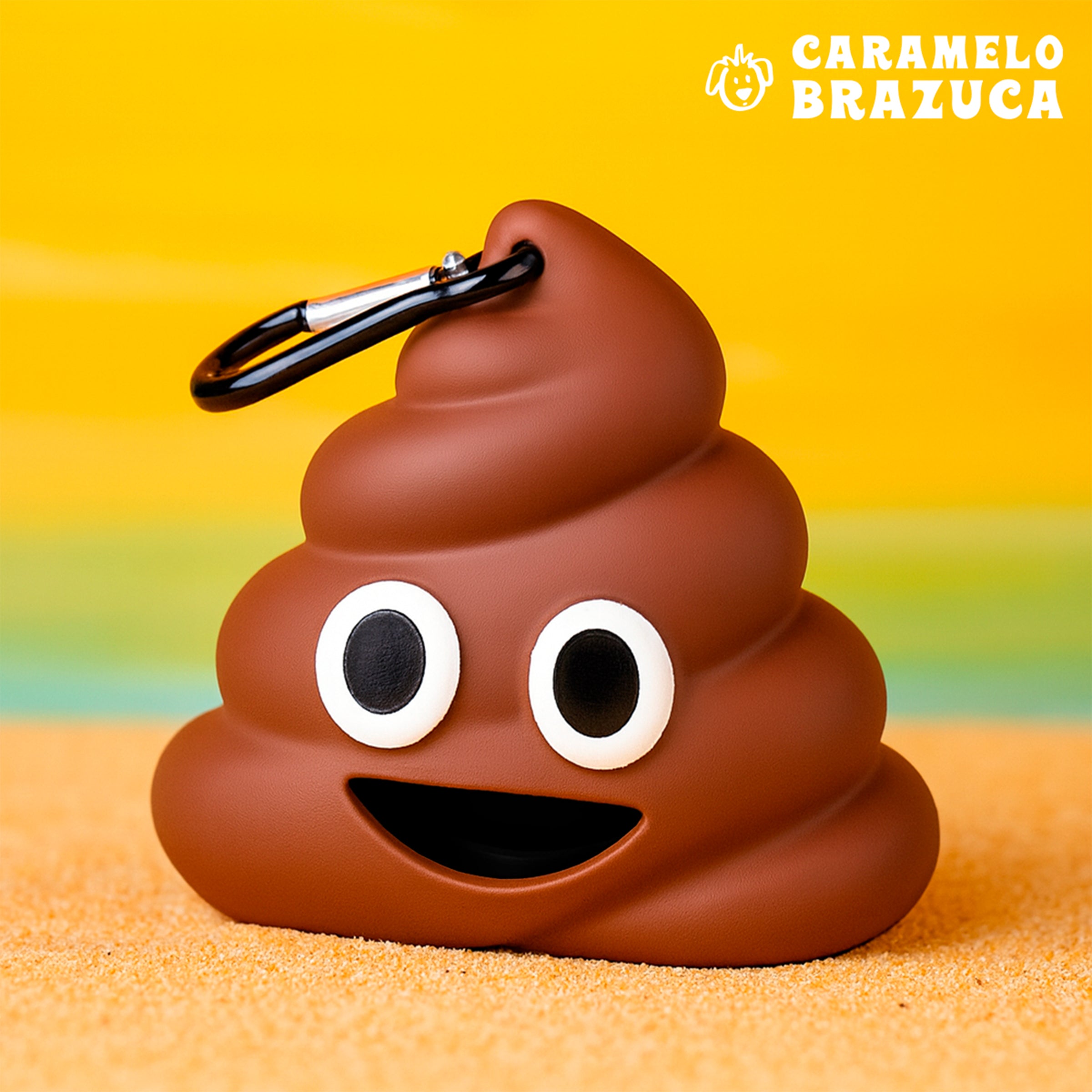 Cata Caca Emoji de Cocô - Marrom – Caramelo Brazuca